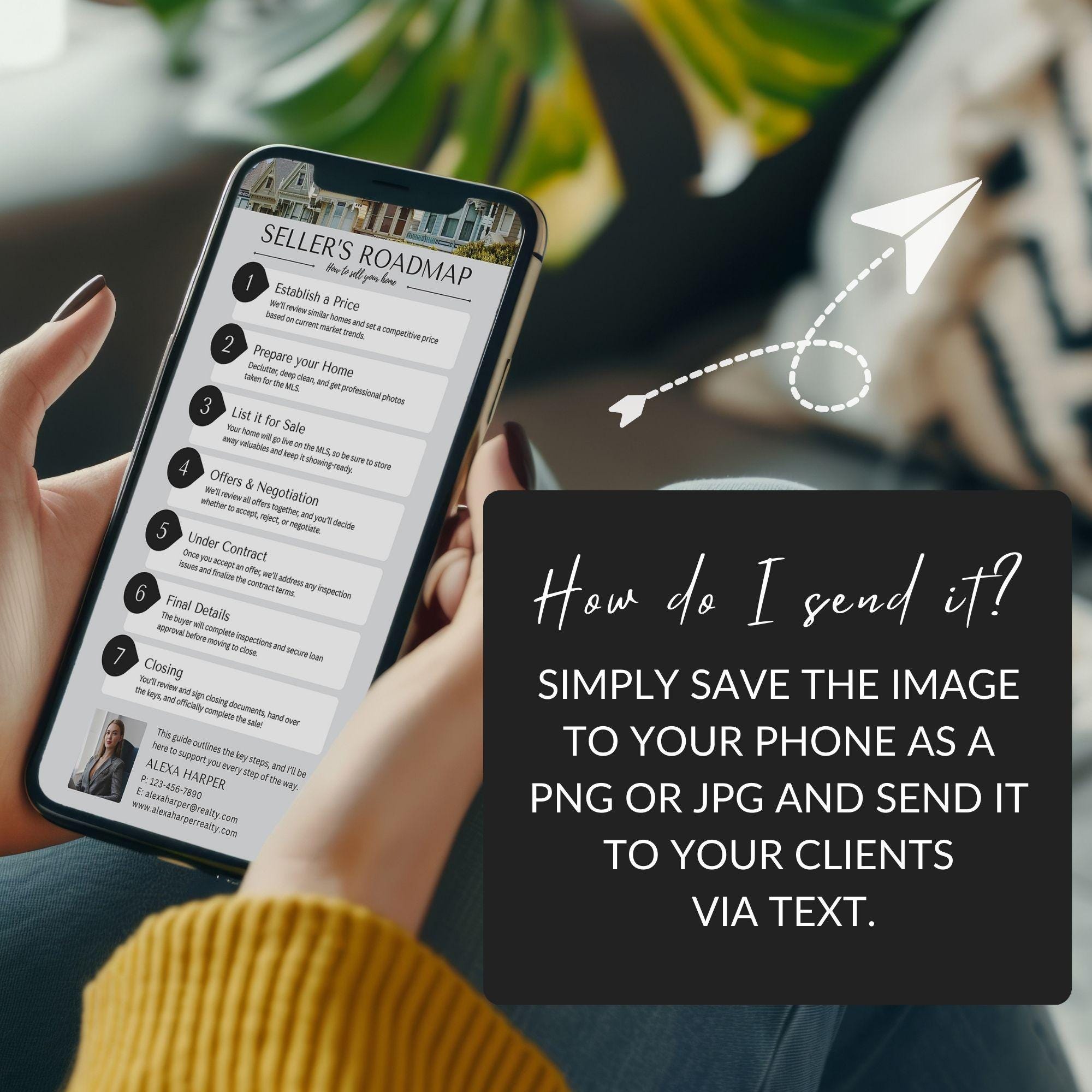 Home Selling Process Flyer, Home Seller Roadmap Guide, Real Estate ...