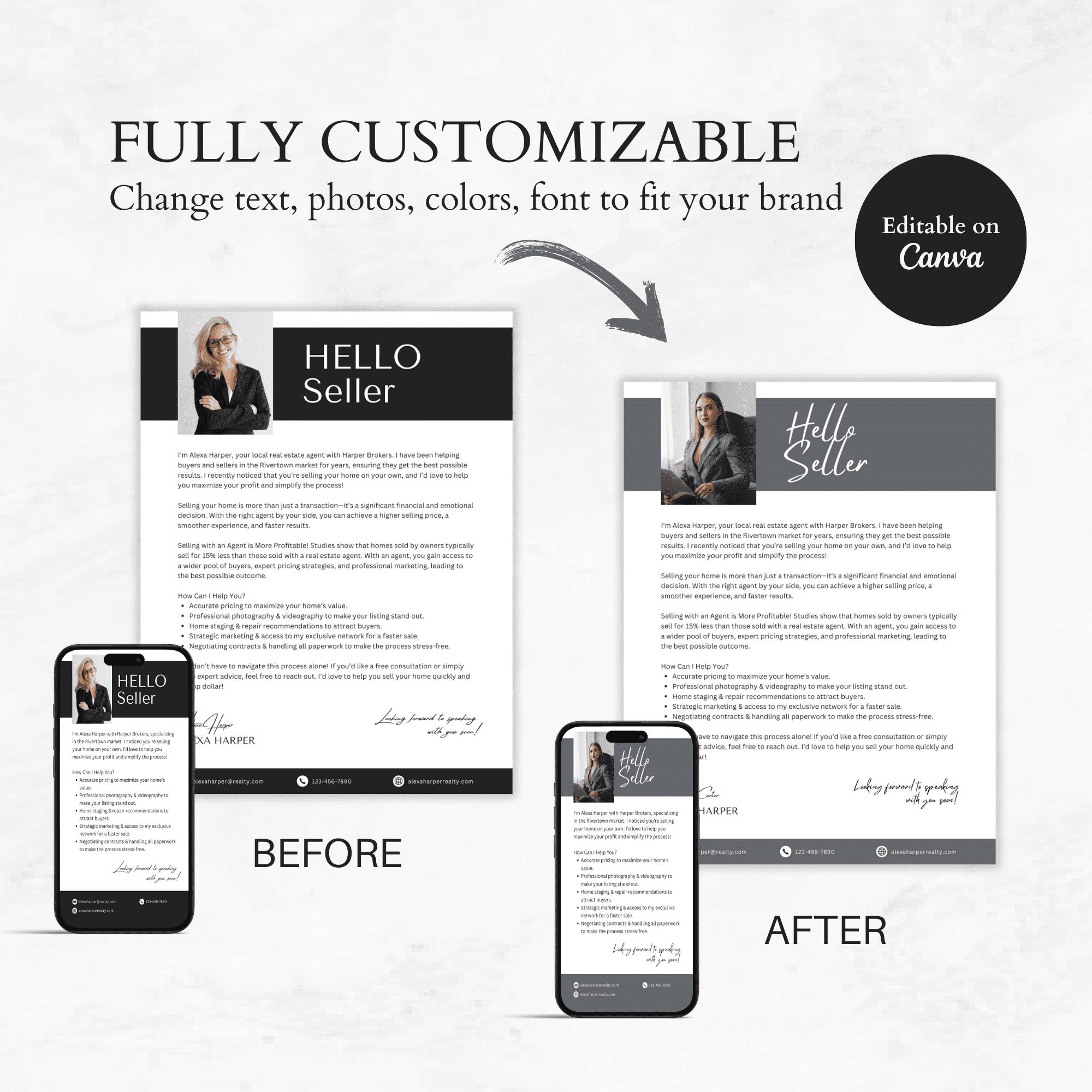 FSBO Letter Template for Realtors, for Sale by Owner Letter, Farming ...