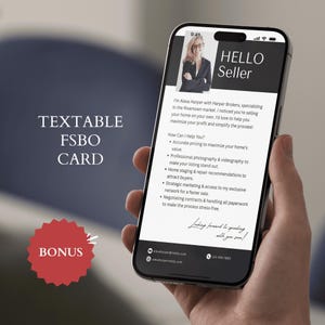 FSBO Letter Template for Realtors, for Sale by Owner Letter, Farming ...