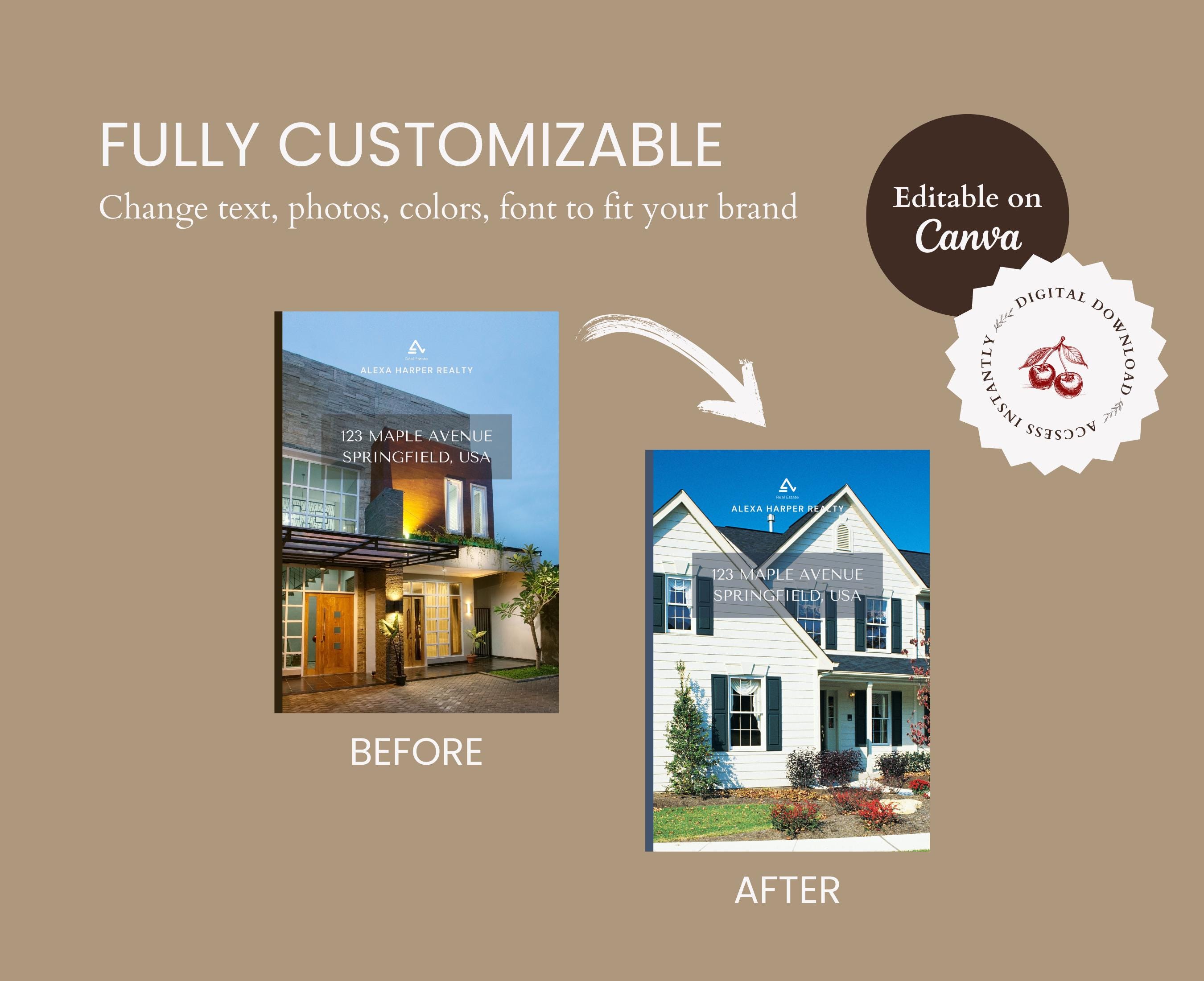 Real Estate Brochure Template Luxury Property Brochure Editable ...
