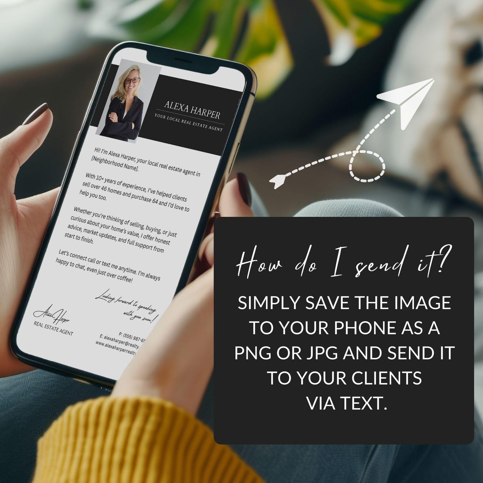 Real Estate Agent Introduction Letter, New Agent Hello Neighbor Flyer ...