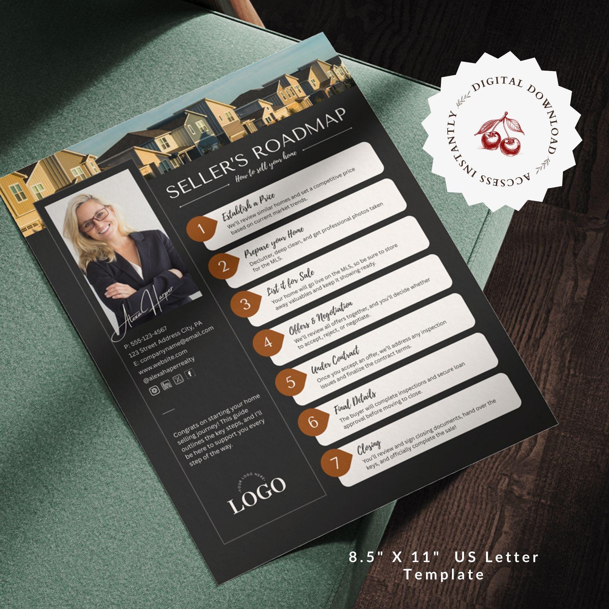 Home Seller Roadmap, Home Seller Guide, Seller Roadmap Flyer, Home ...