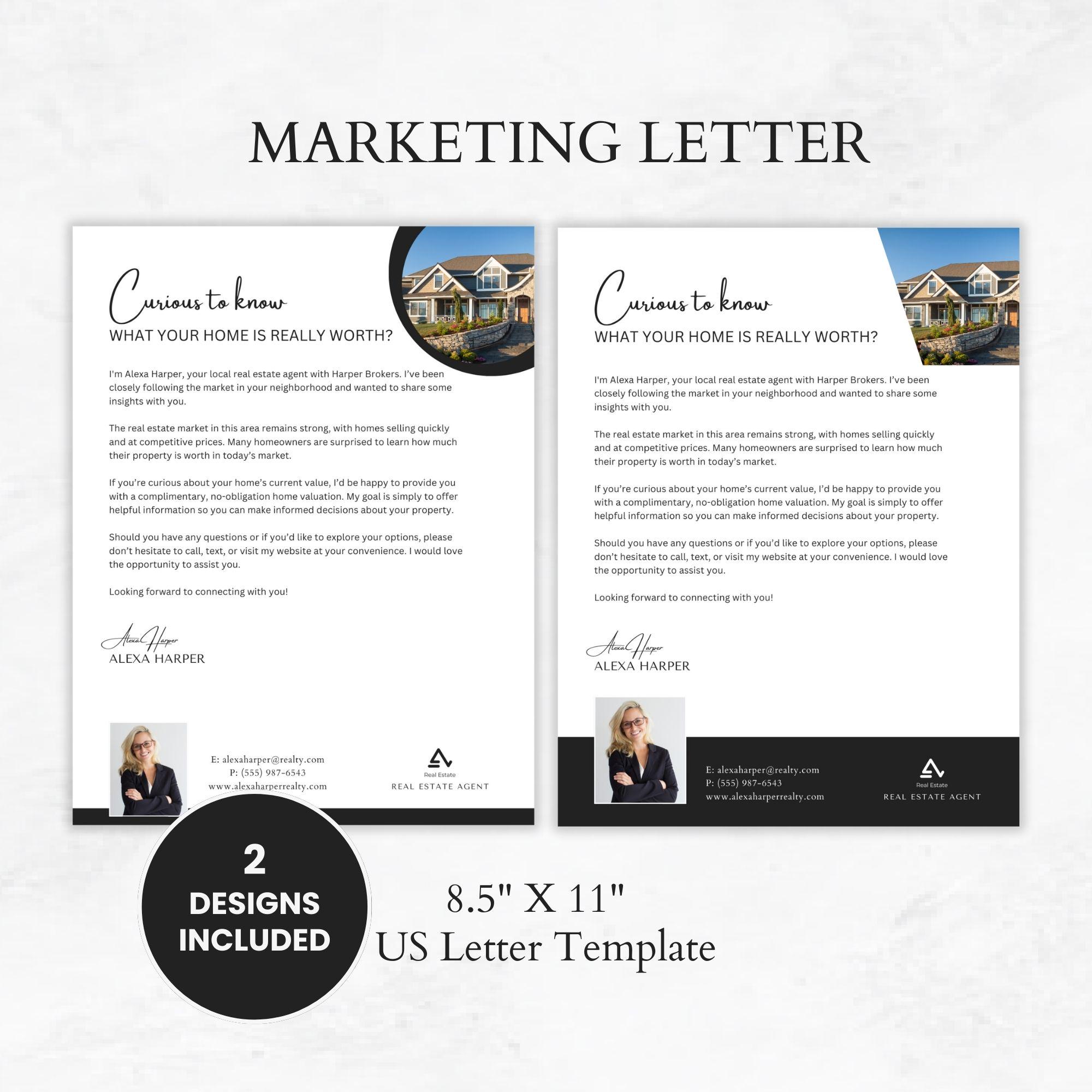 Real Estate Prospecting Letter, Realtor Letter to Sellers, Home Equity ...