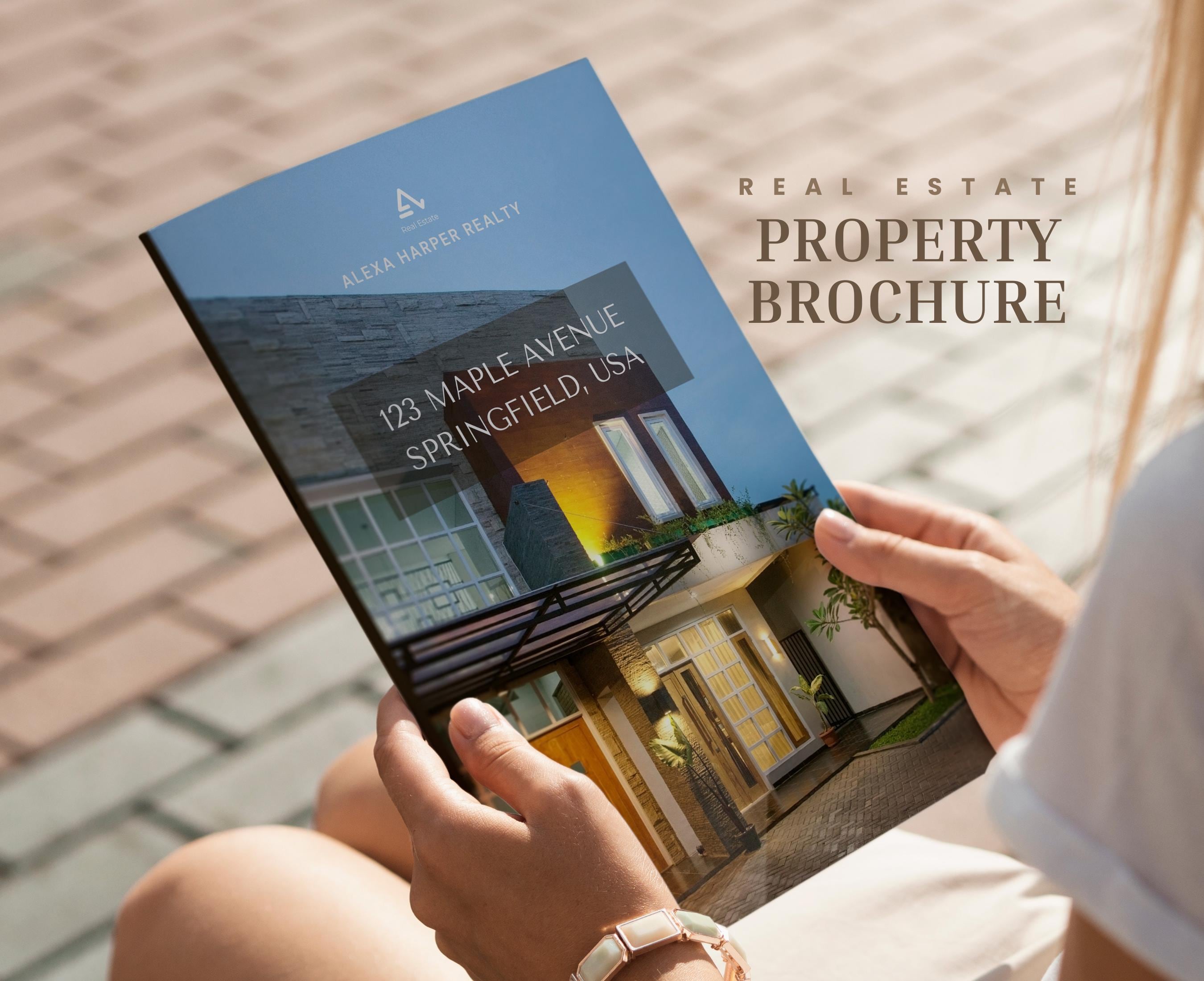 Real Estate Brochure Template Luxury Property Brochure Editable ...