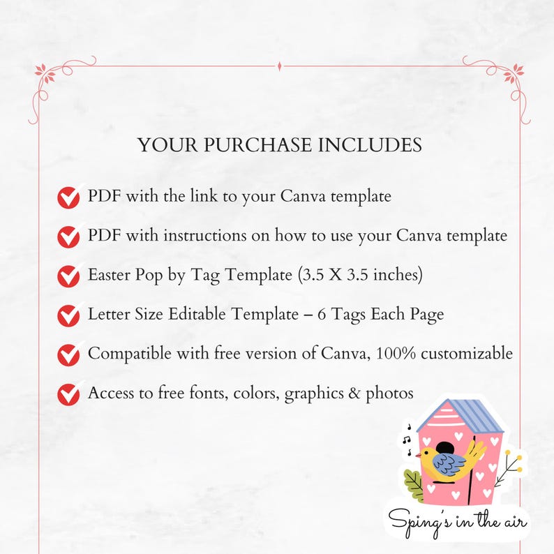 Easter Real Estate Pop by Tag, Realtor Gift Tags, Client Appreciation ...