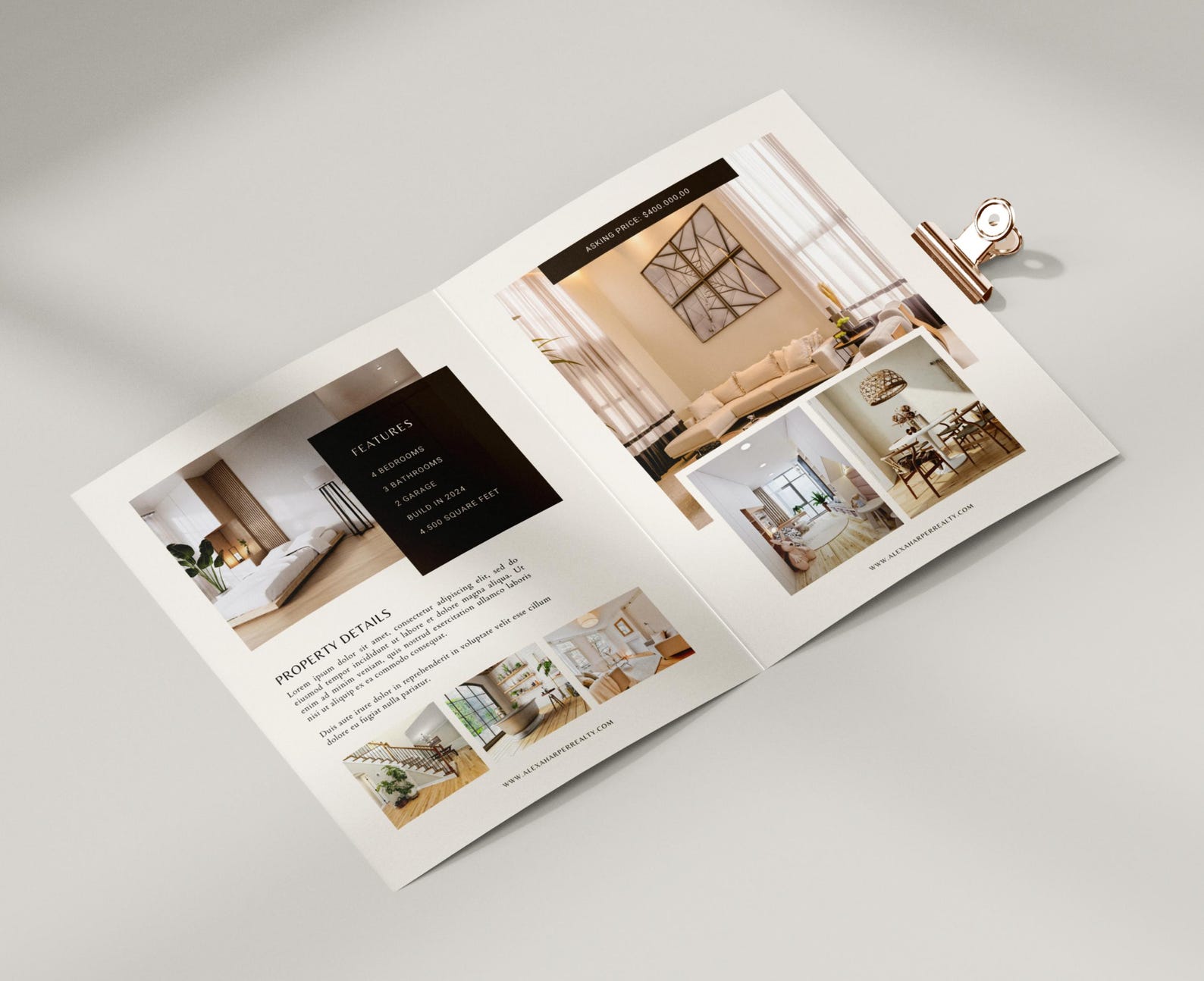 Modern Real Estate Brochure, Luxury Property Brochure, Real Estate ...