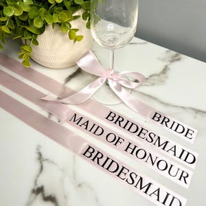 Custom Luxury Satin Ribbon Name Tags for Weddings & Events ...
