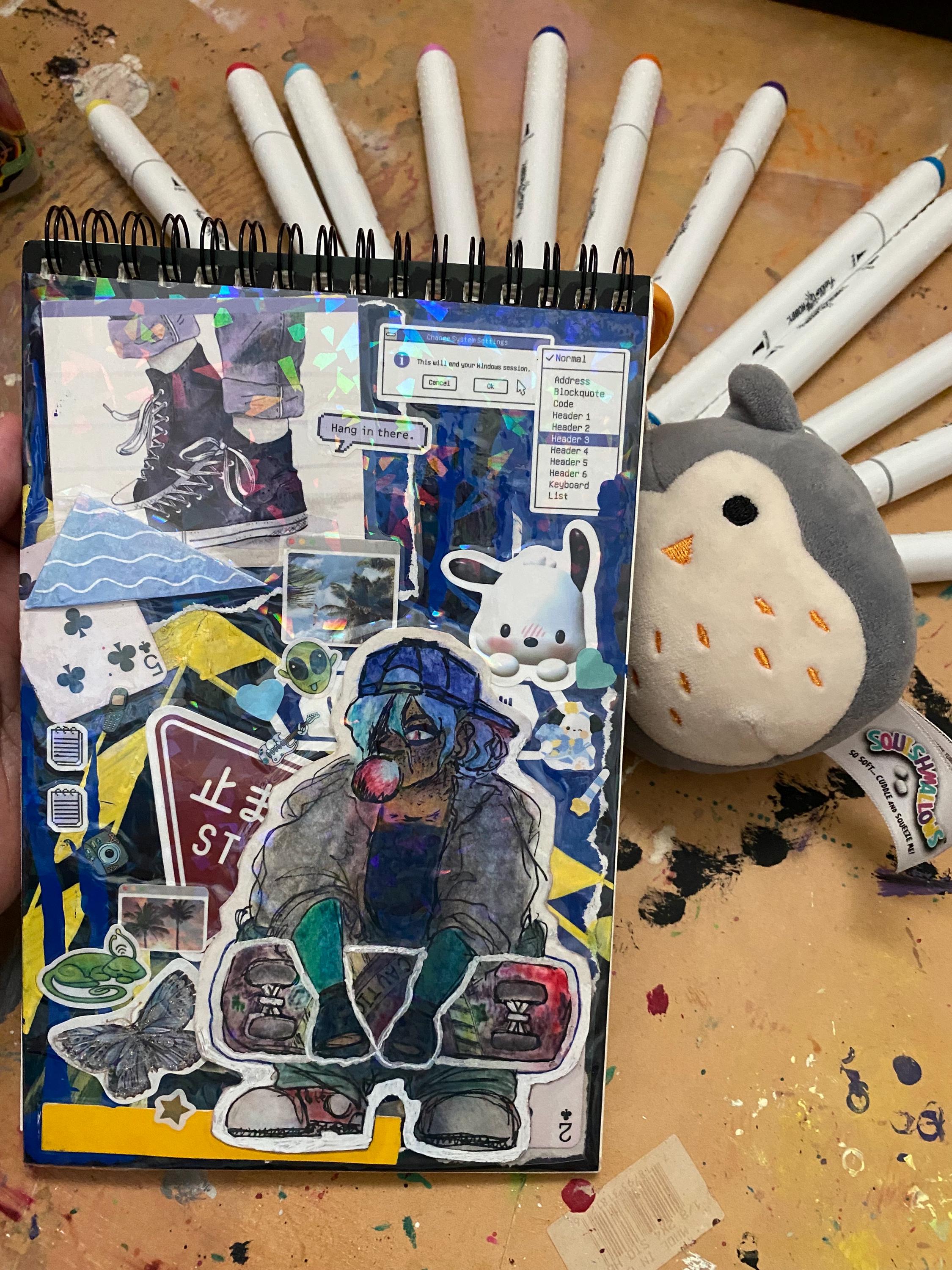 Custom Decorated Sketchbook/journal - Etsy