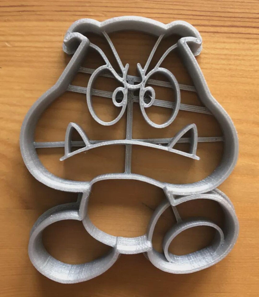 Goomba Cookie Cutter – 3D Printed Mario Cookie Cutter, Video Game ...