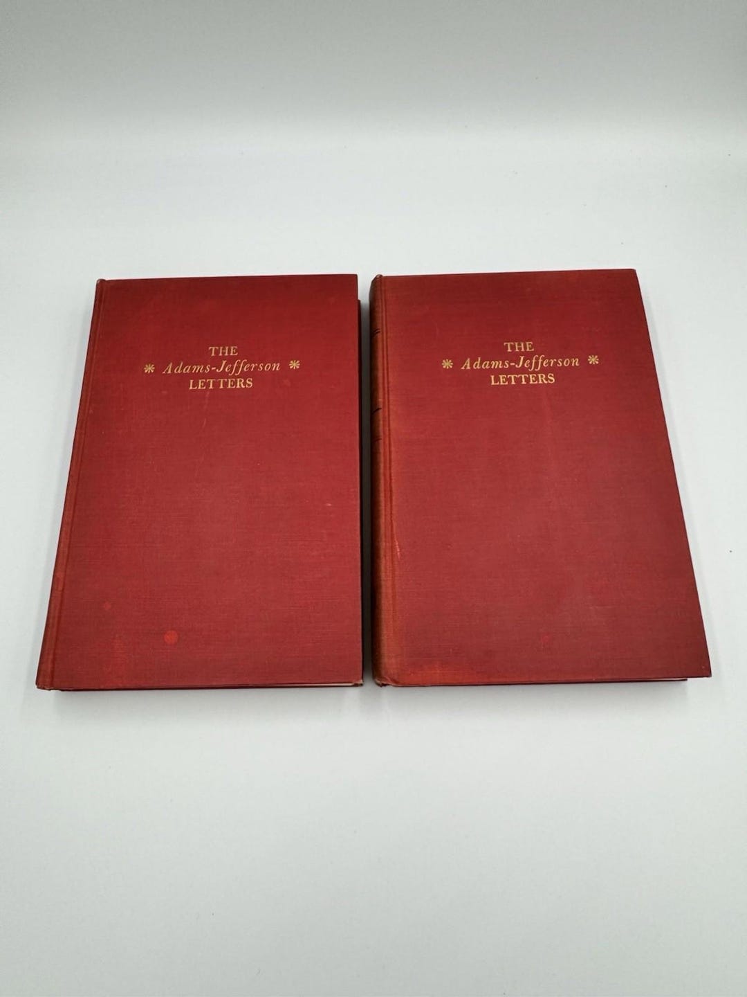 The Adams Jefferson Letters 1st Ed Original 2 Volumes Book Set Vintage ...