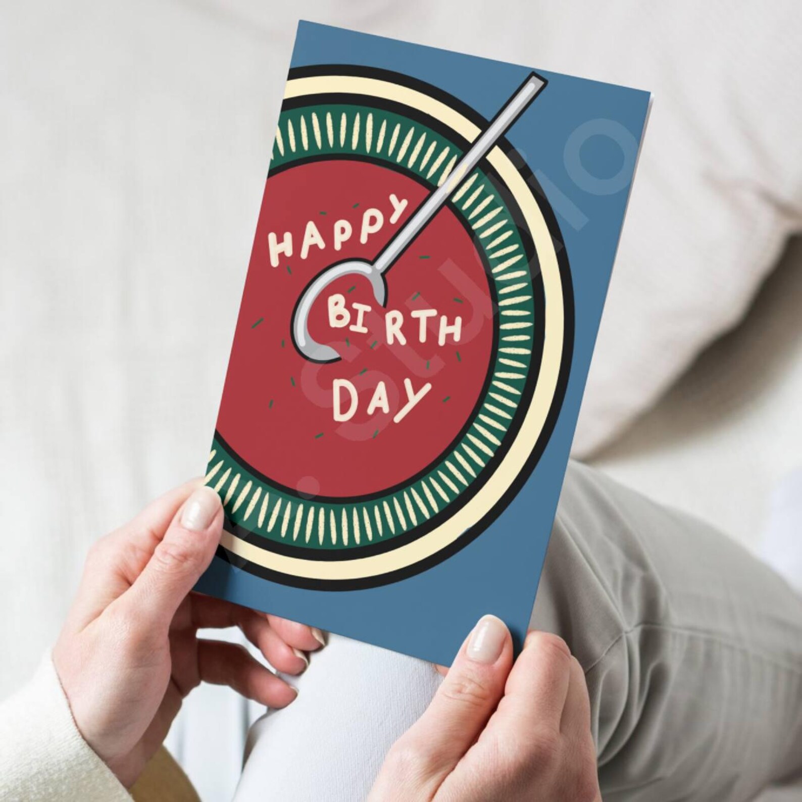 Funny Birthday Card Printable | Soup Bowl Birthday Greeting | A5 ...