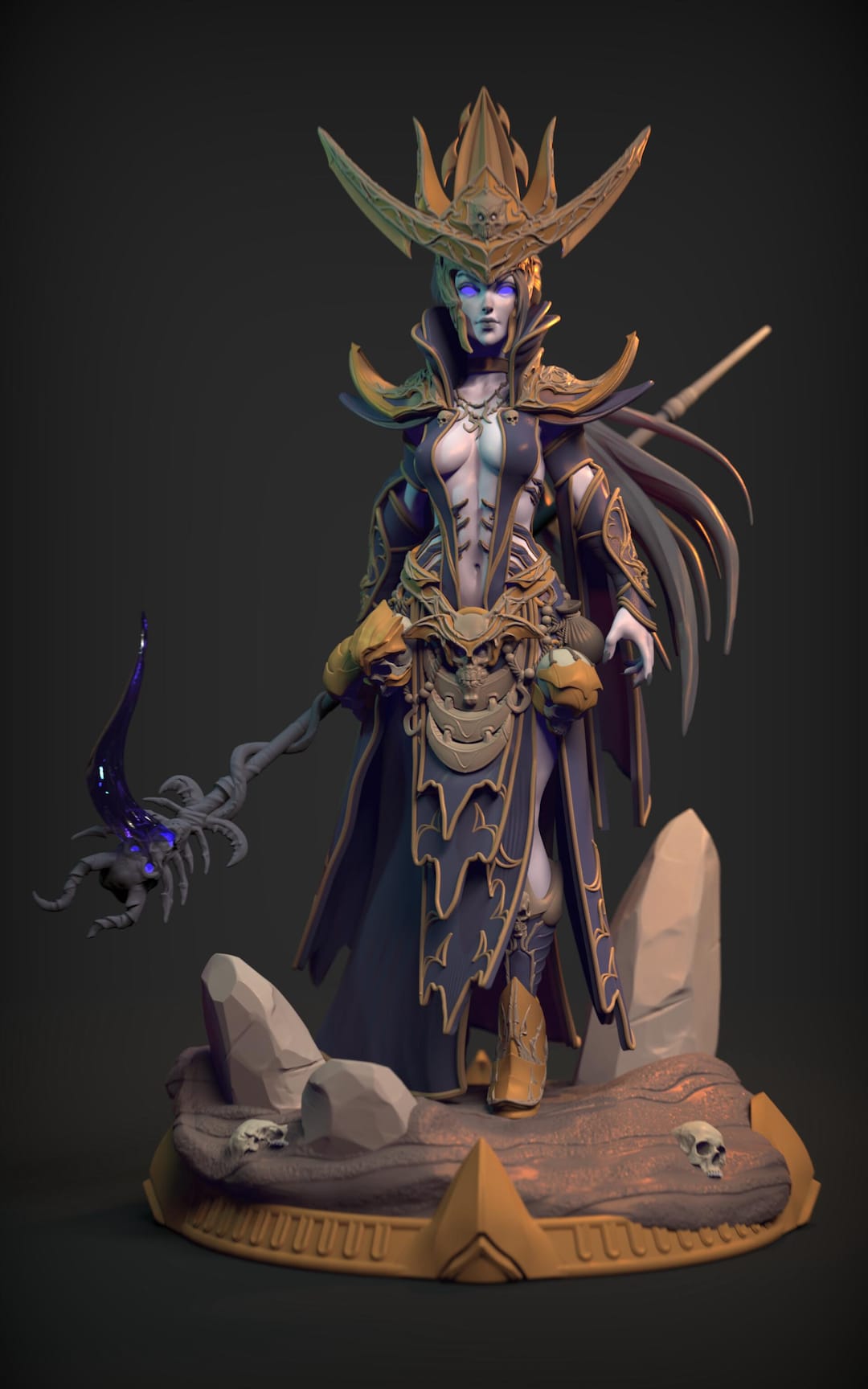 Dark Elf 3D Print Model STL High-Quality 3D Printable Character - Etsy 日本