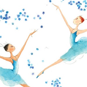 The Nutcracker Ballet Art-dance of the Snowflakes-8"x10" Print-2 ...