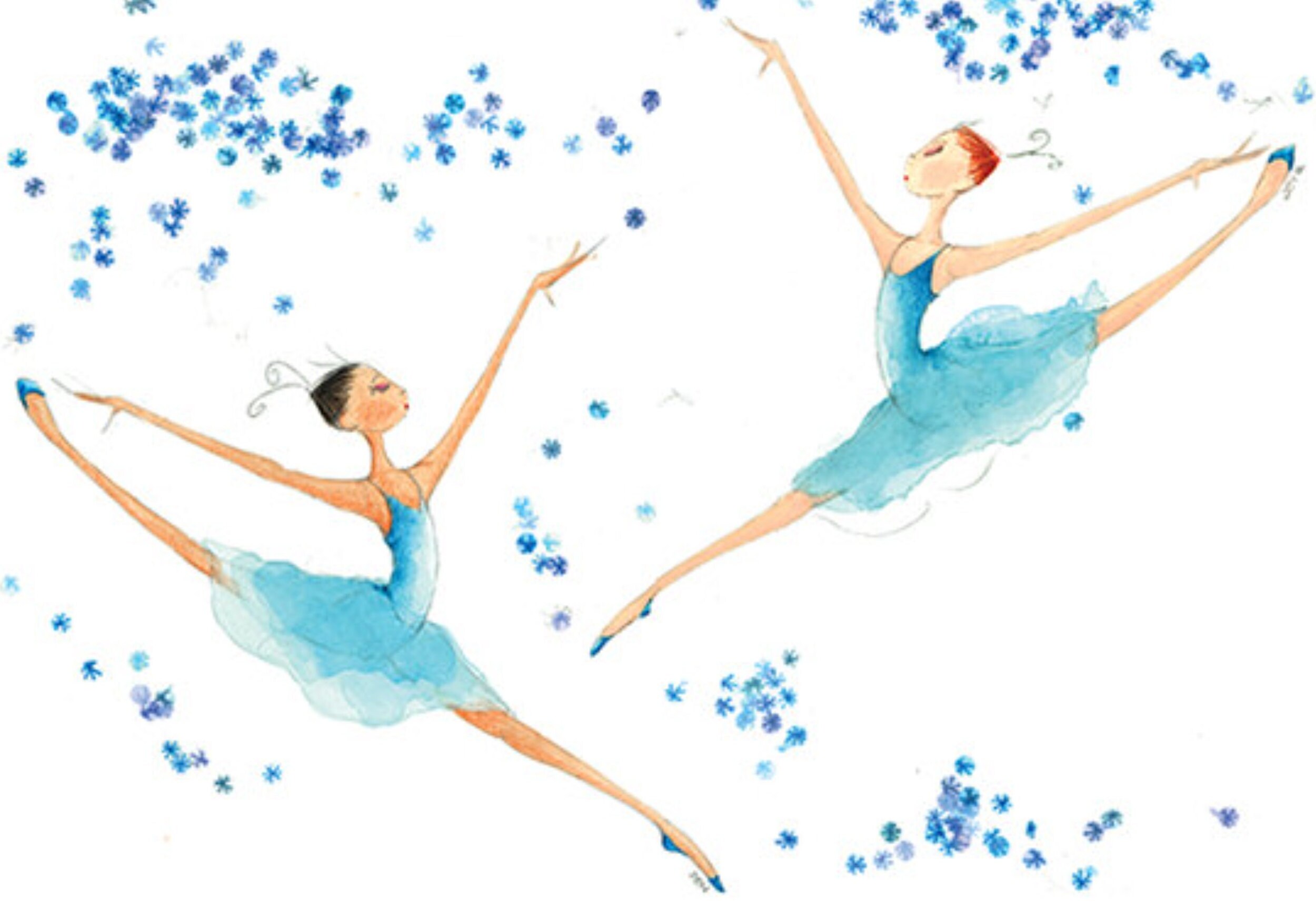 The Nutcracker Ballet Art-dance of the Snowflakes-8"x10" Print-2 ...