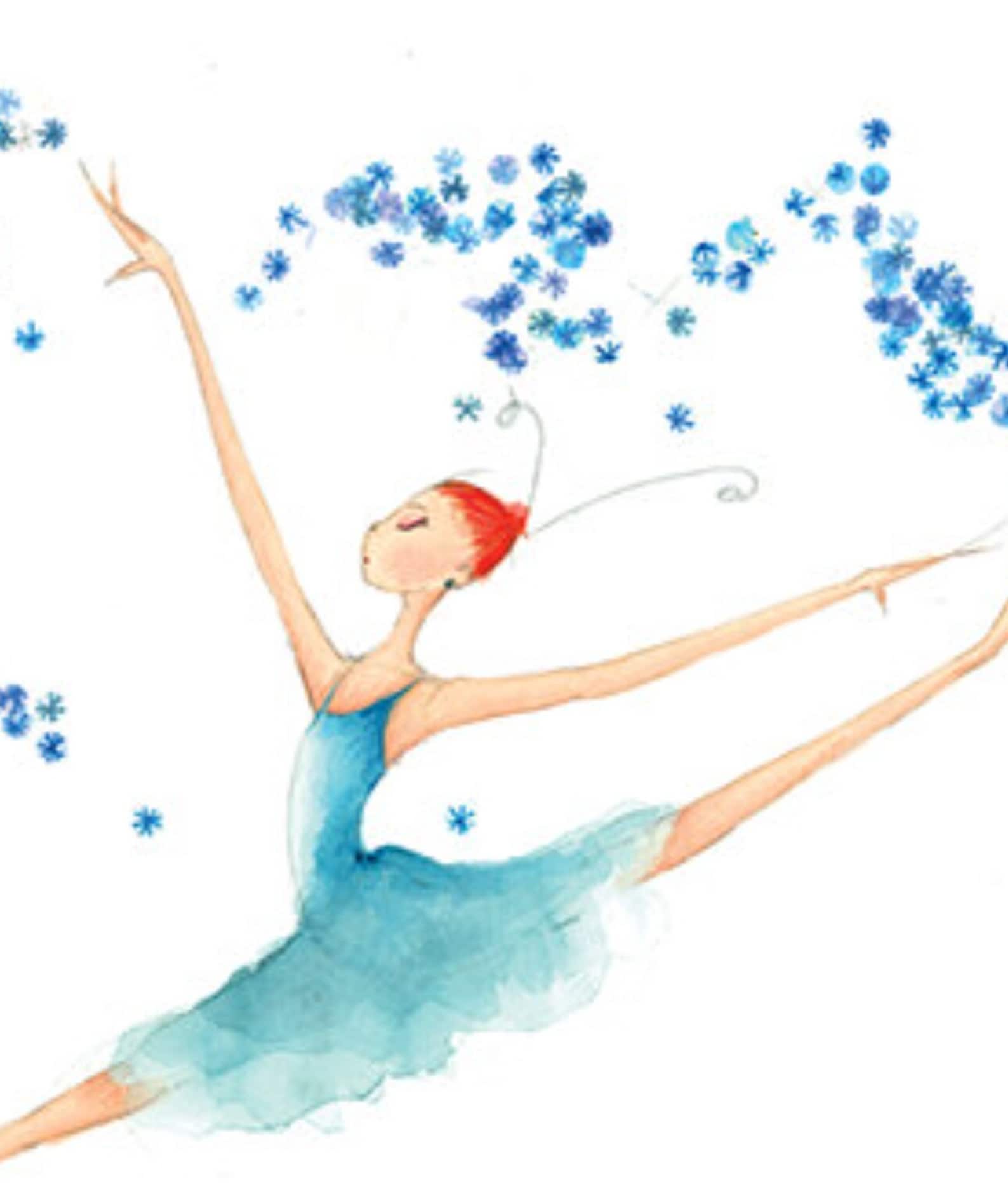 Ballet Dance Art-the Nutcracker-dance of Snowflakes-8"x10" Print of ...