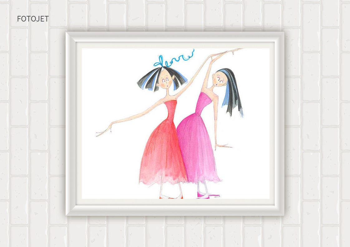 Ballet Dance Art Prints Set 8x104 Giclee Prints - Etsy