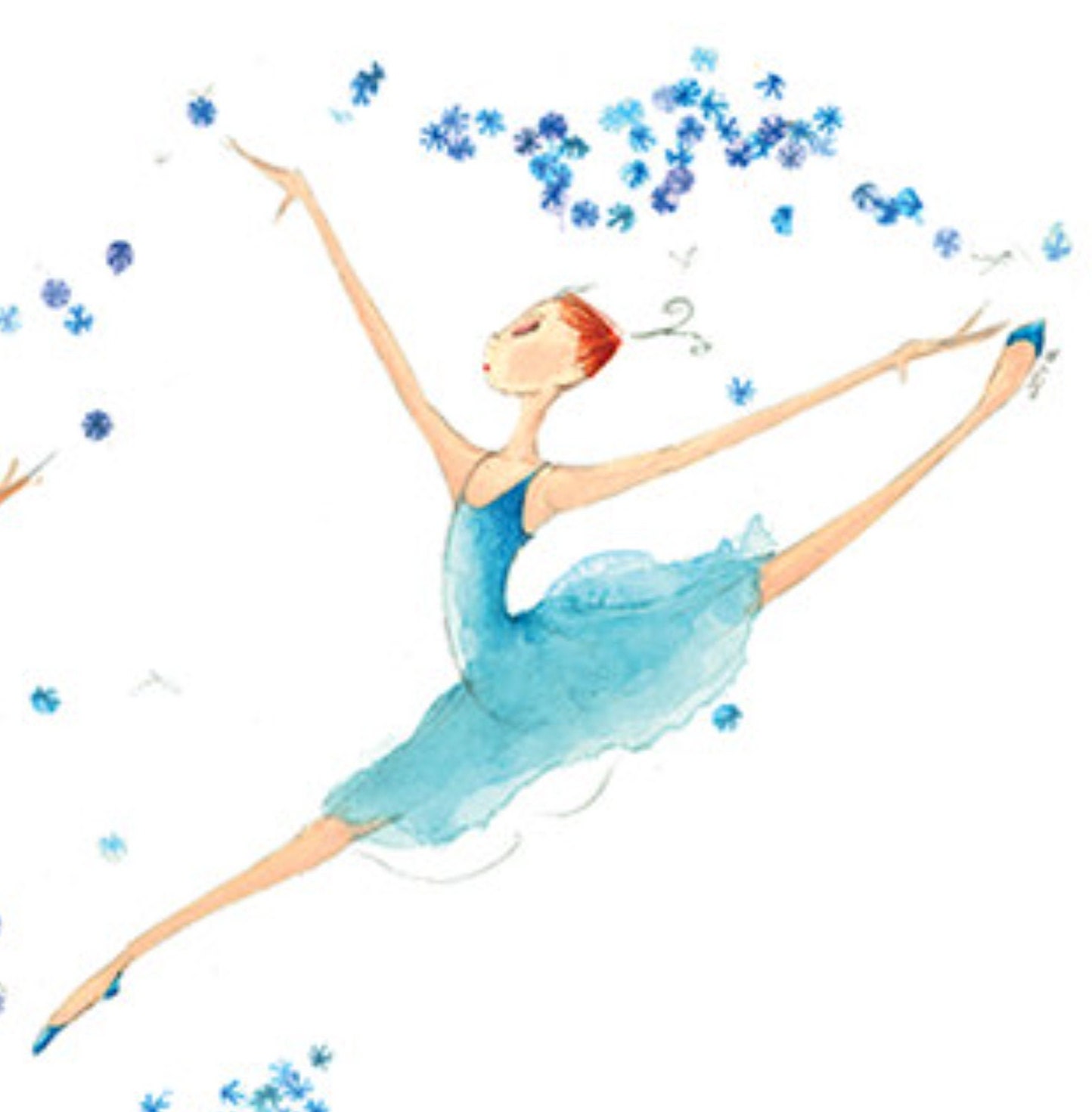 The Nutcracker Ballet Art-dance of the Snowflakes-8"x10" Print-2 ...