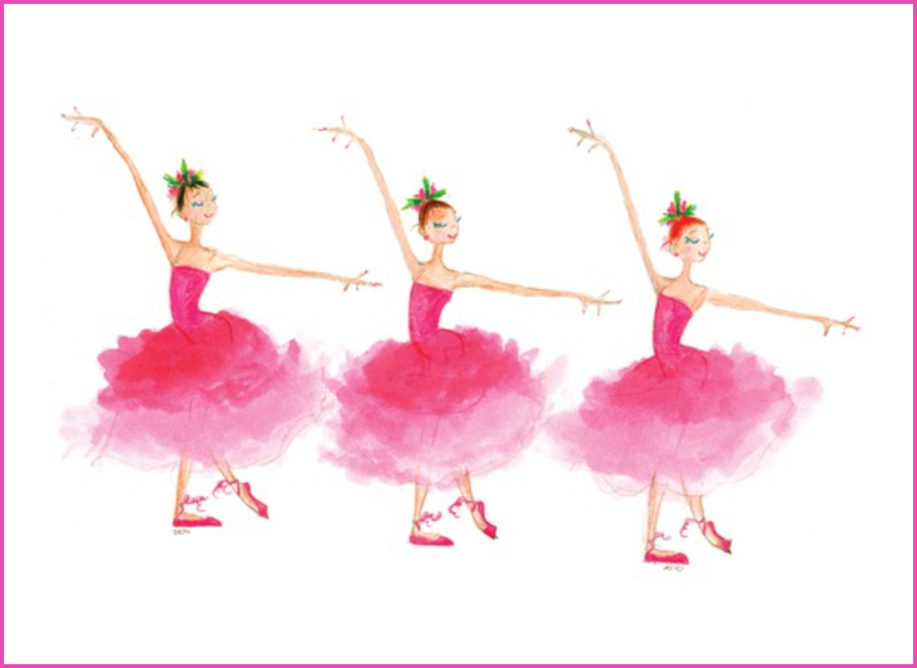 Ballet Dance Art-the Nutcracker-mirlitons-8"x10" Print of Original ...