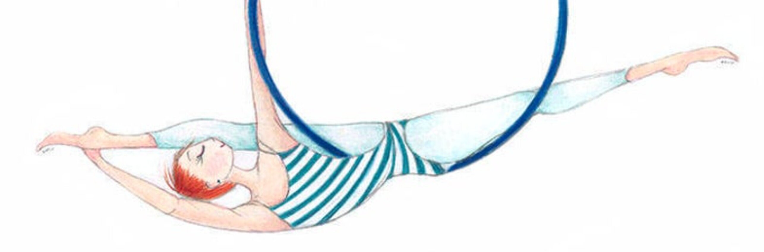 Aerial Dance Art-8"x10" Print of Original Illustration-aerial Dance ...
