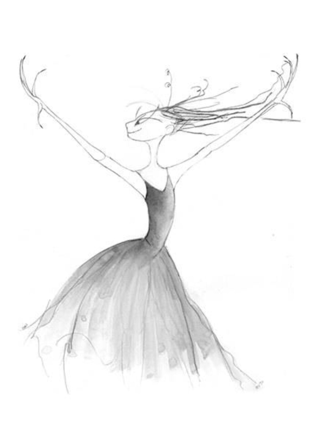 Ballet Dance Art-sleeping Beauty Ballet-evil Fairy Witch-8"x10" Print ...