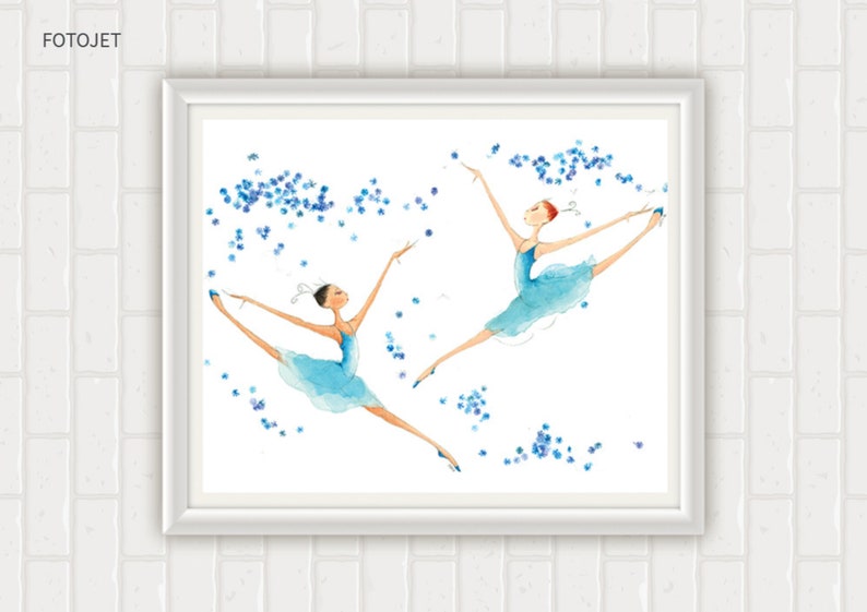 The Nutcracker Ballet Art-dance of the Snowflakes-8"x10" Print-2 ...