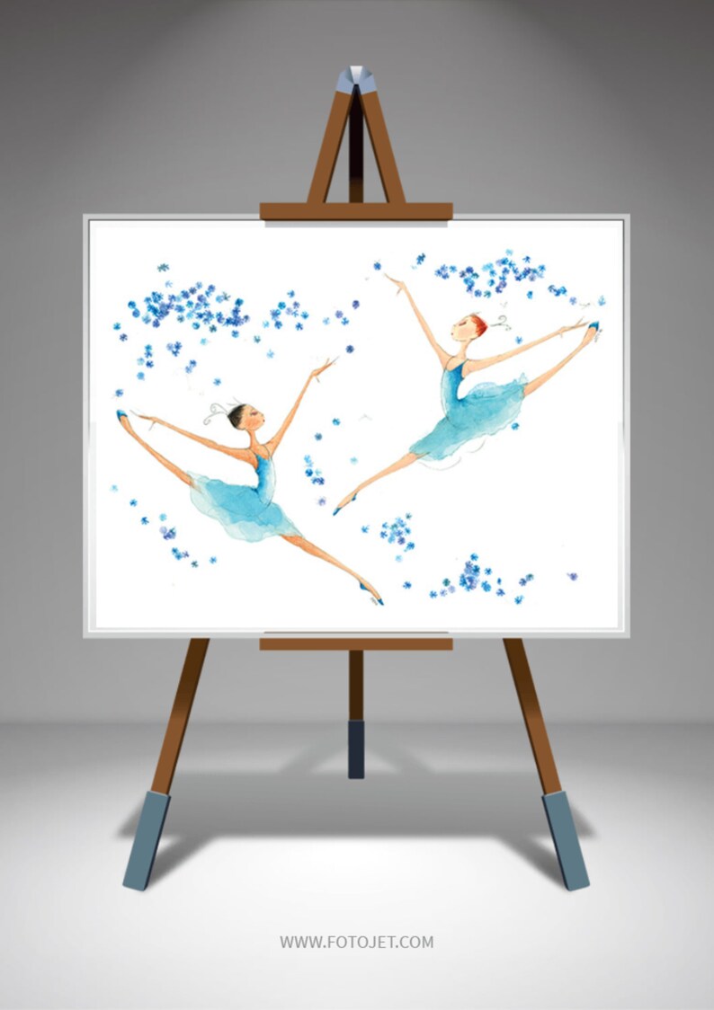The Nutcracker Ballet Art-dance of the Snowflakes-8"x10" Print-2 ...