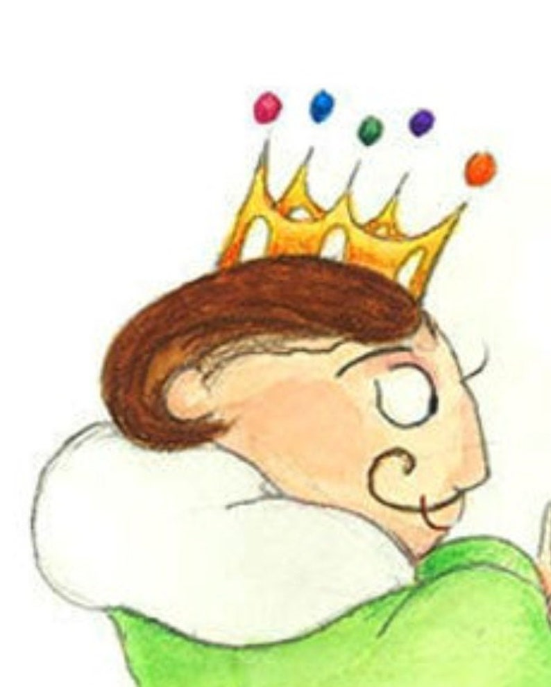 King Art-8x10 Print of Original Illustration-sing A Song of Sixpence ...