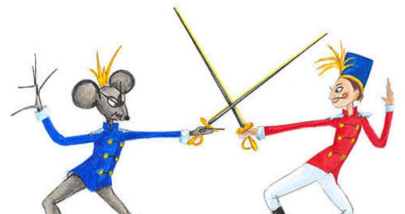 Fencing-ballet Dance Art-8"x10" Print of Original Illustration-the ...