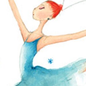 Ballet Dance Art-the Nutcracker-dance of Snowflakes-8"x10" Print of ...