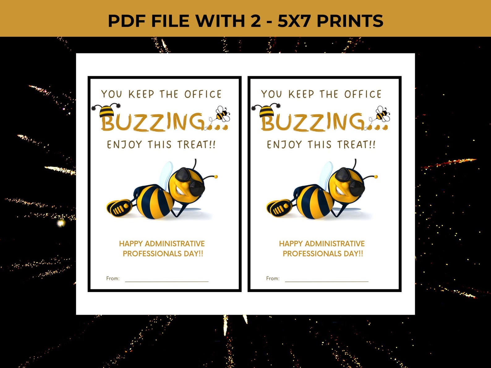 Administrative Professionals Day Gift Card Holder, Secretaries Day ...