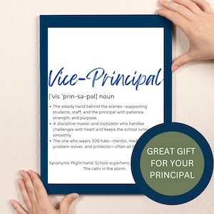 Vice Principal Definition, Vice Principal Sign, Vice Principal Gift ...