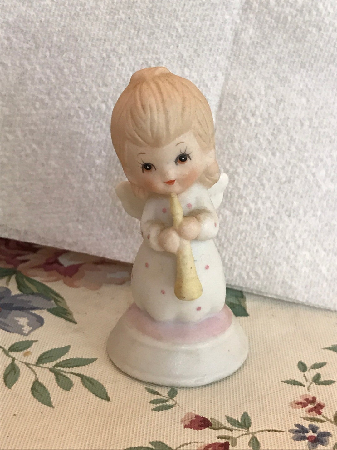 Lefton China Angel With Horn - Etsy