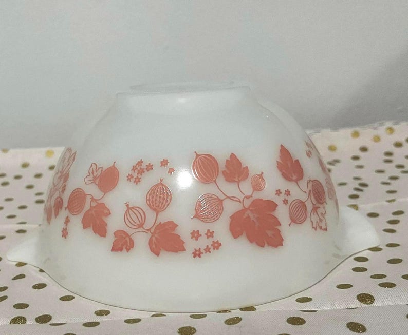 Vintage Pyrex Pink Gooseberry Cinderella Mixing Bowls- Set of 4 - Etsy