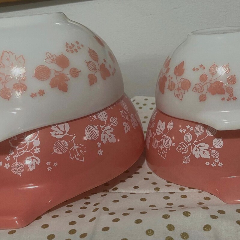 Pink Pyrex Bowls - Etsy