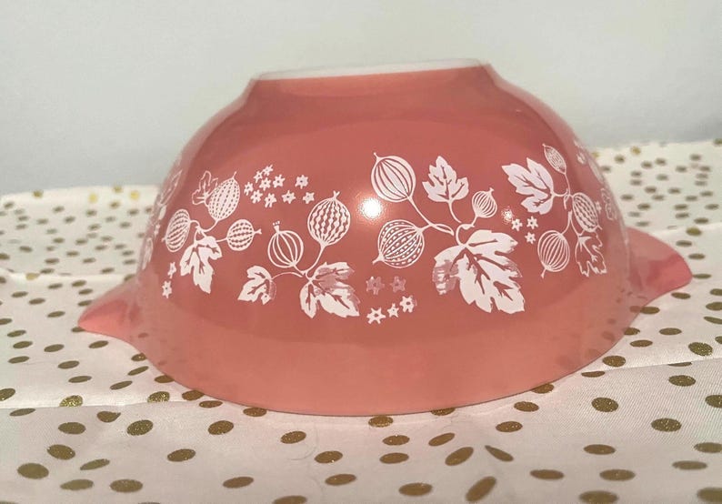 Vintage Pyrex Pink Gooseberry Cinderella Mixing Bowls- Set of 4 - Etsy