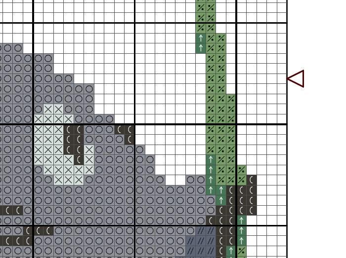 Totoro Cross Stitch Pattern: Kawaii Anime Ghibli (PDF Downloadable ...