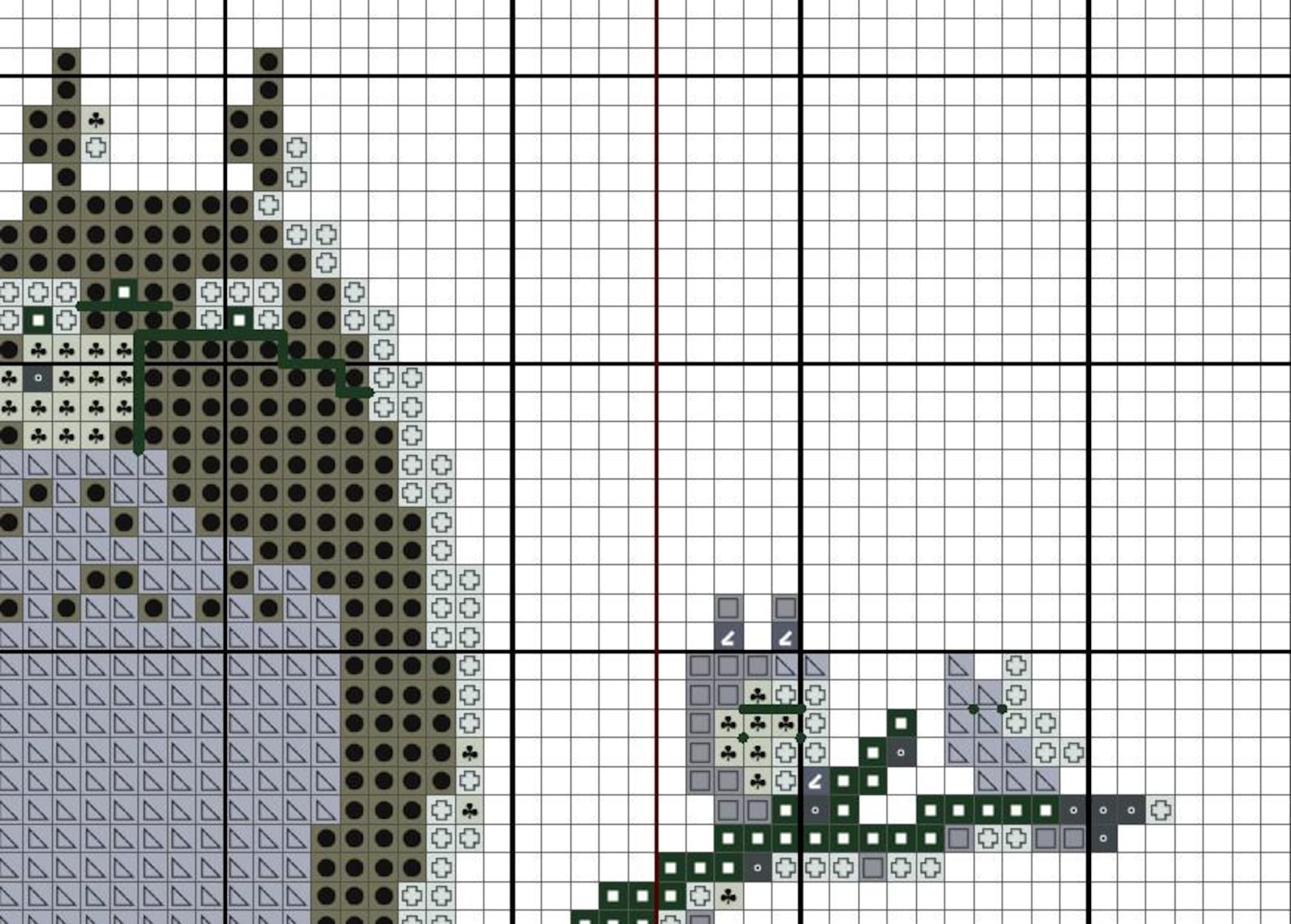 My Neighbor Totoro Night Branch Friends Kawaii Anime Cross Stitch ...