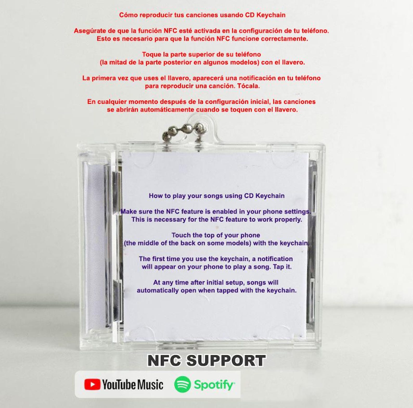 Custom Mini CD NFC Keychain / Mini Cd Llavero NFC Personalizado - Etsy