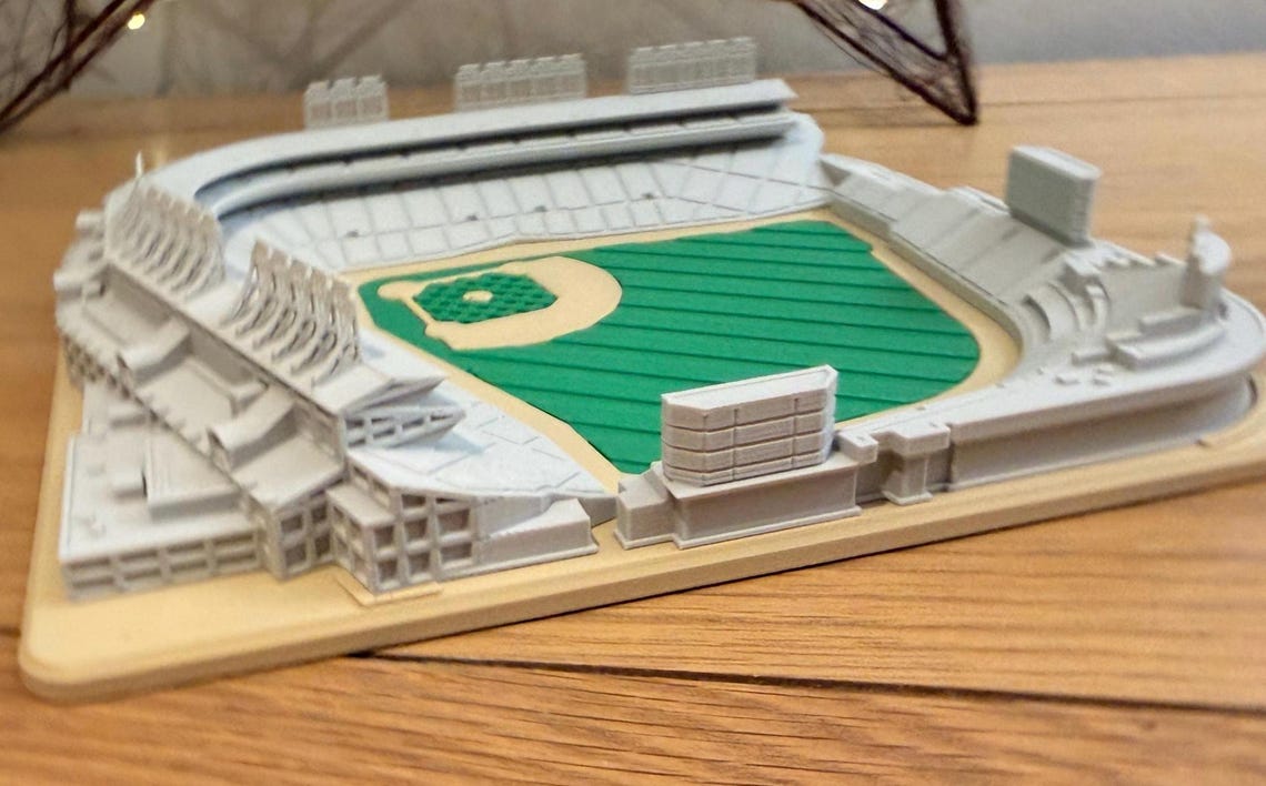 Wrigley Field Stadium – 3D Printed Model - Etsy