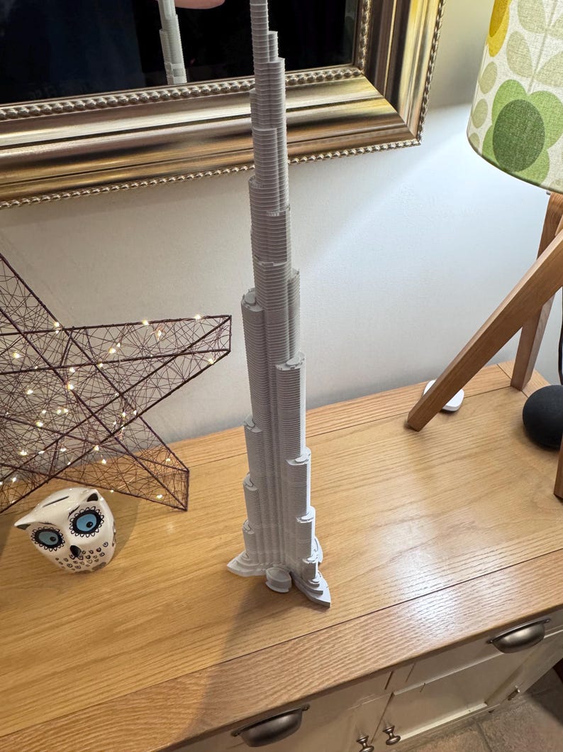 Burj Khalifa – 3D Printed Skyscraper Model - Etsy