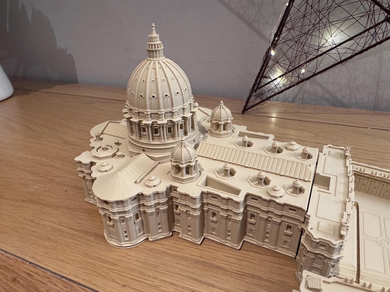 St. Peter’s Basilica & Square – 3D Printed Model - Etsy