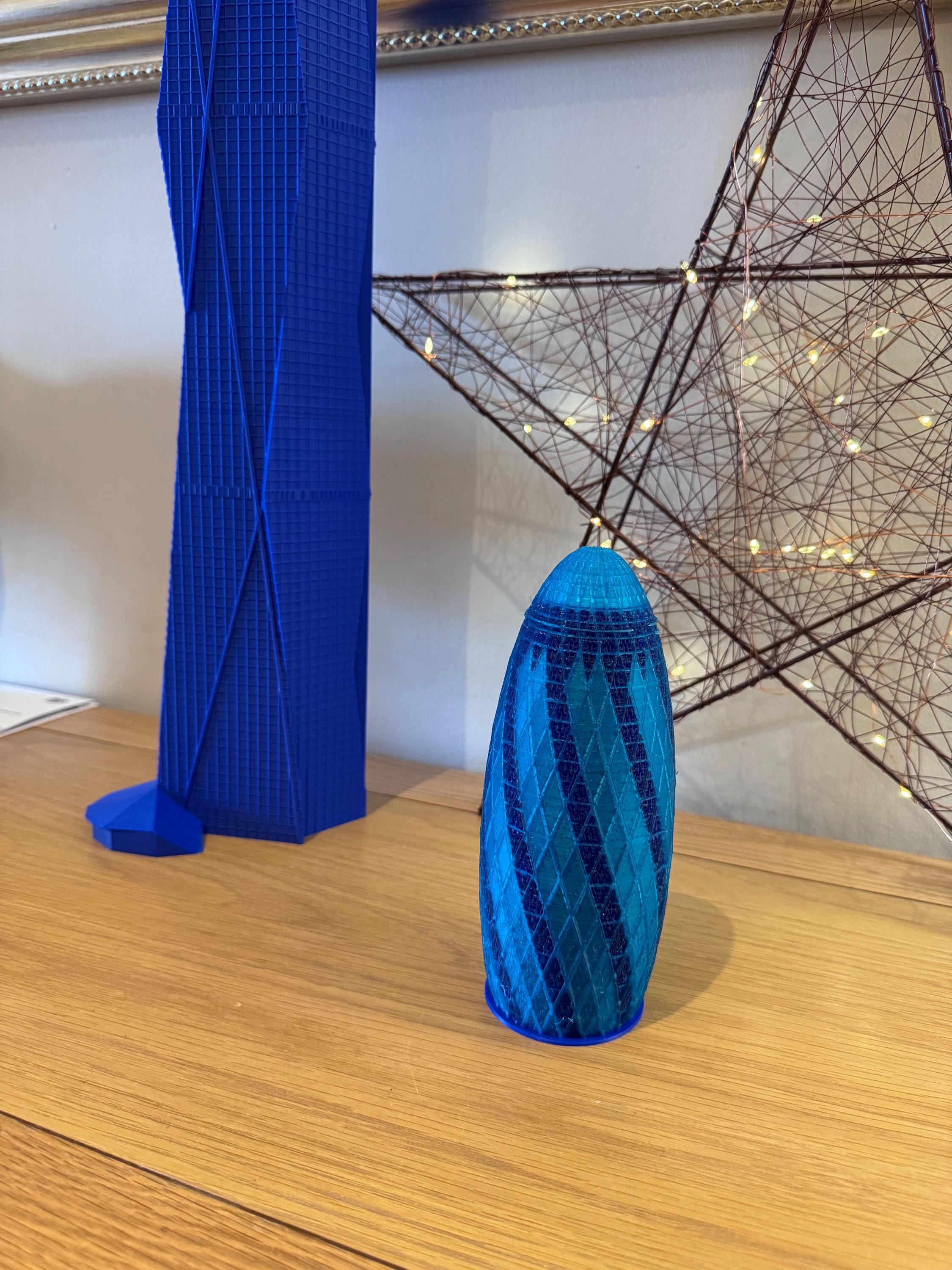 The Gherkin in Colour - 3D Printed Model - Etsy