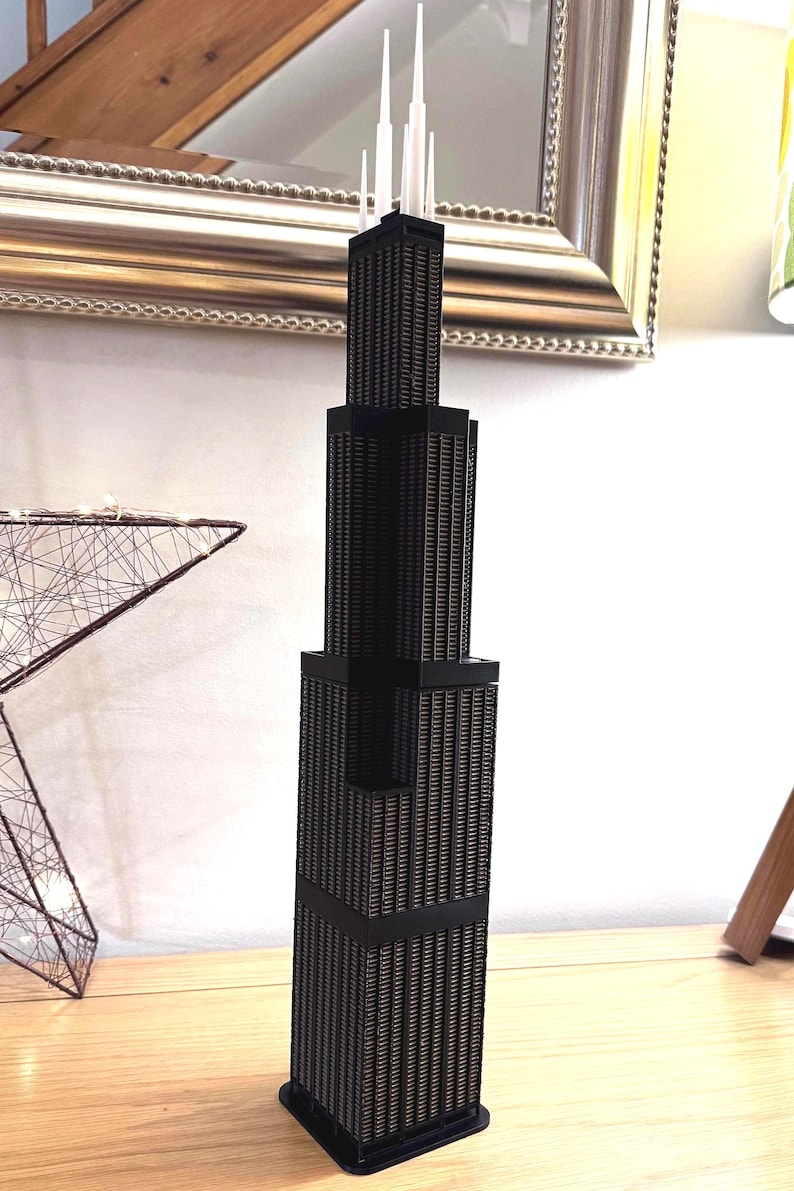 Willis Tower – Full-colour 3D Printed Skyscraper Model - Etsy