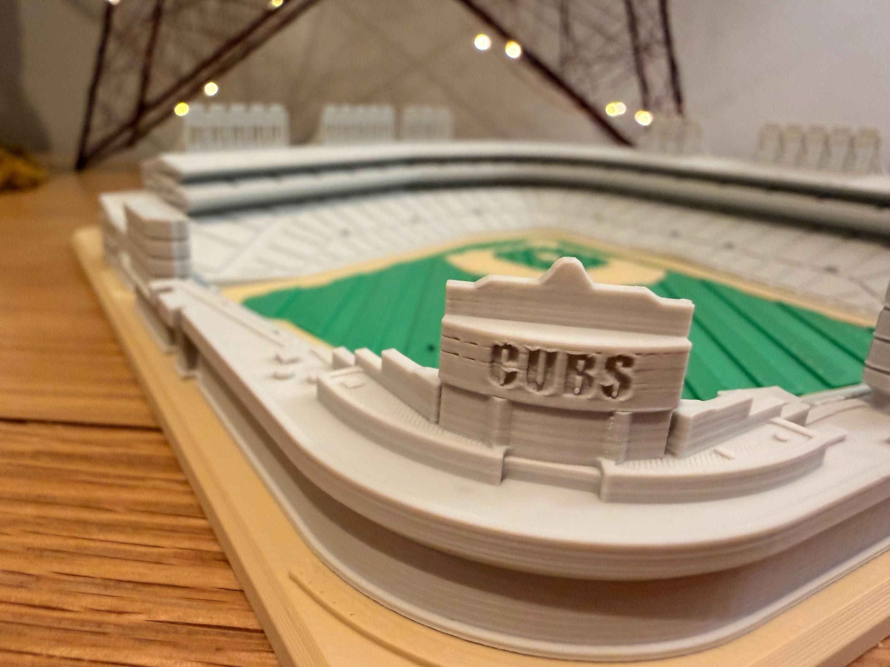 Wrigley Field Stadium – 3D Printed Model - Etsy