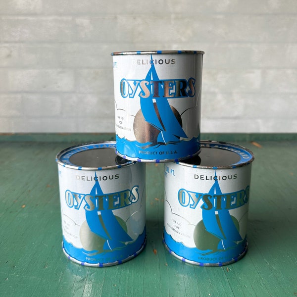 Oyster Can - Etsy