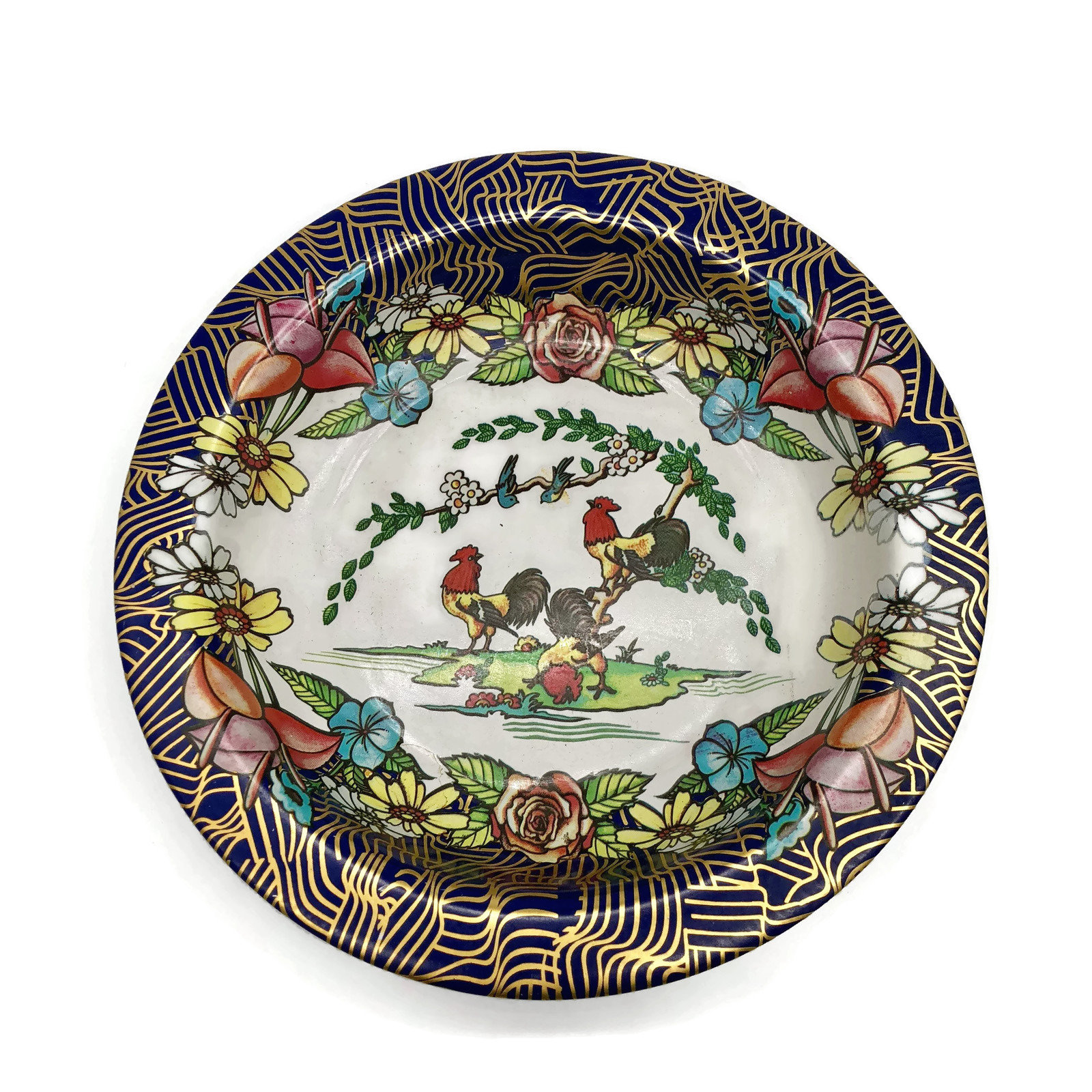 Vintage Tin Tin Bowl Dish Metal Bowl Dish Set of Bowls | Etsy