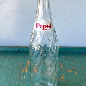 Vintage Pepsi Cola Enameled Color Glass Soda Bottles - Collectible Soda ...