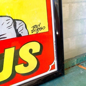 Vintage Roberts Bros. Circus Poster Circus Elephants Poster Ray Dirgo ...