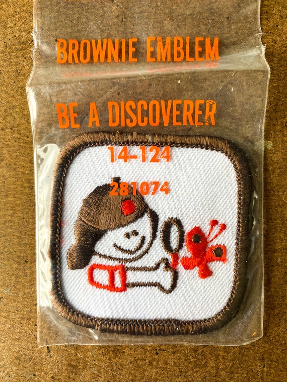 Vintage Brownie Daisy Troop Girl Scout Badges - Gem