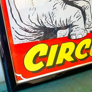 Vintage Roberts Bros. Circus Poster Circus Elephants Poster Ray Dirgo ...